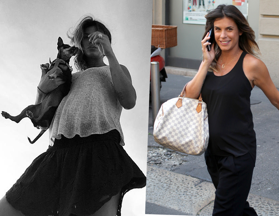 Elisabetta Canalis incinta mostra il pancino! - Tu Style